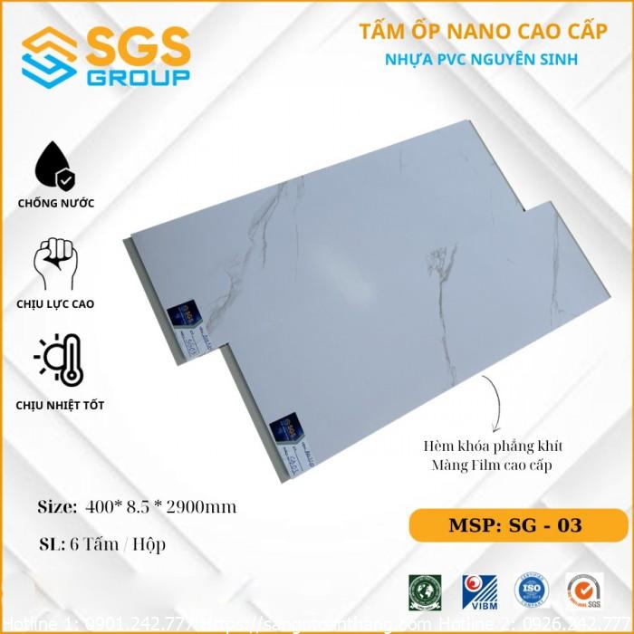 Tấm ốp Nano SGS-03 - Sàn gỗ Toàn Thắng